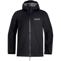 Uvex Regenjacke "Corporate 26" in Schwarz | Gr.: XS