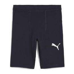 Puma Leggings "Cross The Line Short Tight 3.0" in Blau | Gr.: L