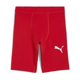Puma Leggings "Cross The Line Short Tight 3.0" in Rot | Gr.: L