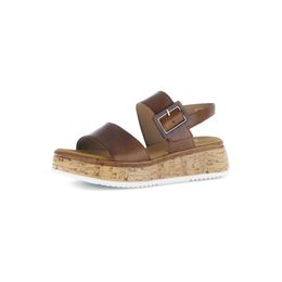 Gabor Plateau Sandaletten in Braun | Gr.: 40