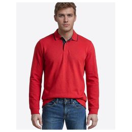 Pierre Cardin Langarmshirt in Scarlet Sage | Gr.: XL