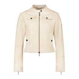 AMBER & JUNE AMBER & JUNE Casual-Jacke mit Stehkragen in beige | Gr.: 36