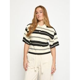 Sel by peppercorn Peppercorn T-Shirt in Fog Sand Stripe | Gr.: XXL