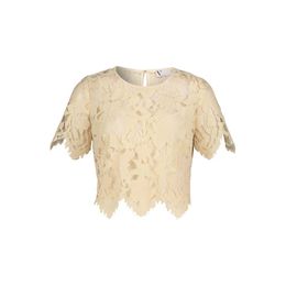 Vera Mont Spitzentop kurzarm in Champagne Sorbet | Gr.: 42