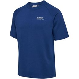 Hummel Sportshirt "Hmltech Loose T-Shirt" in Blau | Gr.: S