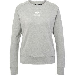 Hummel Sweatshirt Raglan&auml;rmel Hmlicons Damen in GREY MELANGE | Gr.: XS