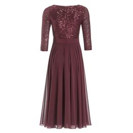Swing Kleid in aubergine - 0002 | Gr.: 42