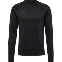 Hummel Hoodie "Pro Training Crew Sweat" in Schwarz | Gr.: XXL