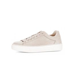 Gabor Comfort sportlicher Schn&uuml;rer in Beige | Gr.: 39