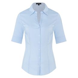 More & More More & More Baumwollstretchbluse in hellblau | Gr.: 36