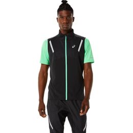 asics Weste/Laufweste LITE-SHOW VEST in Schwarz | Gr.: M