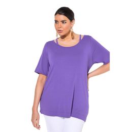 Ulla Popken Shirt in lila | Gr.: 50-52