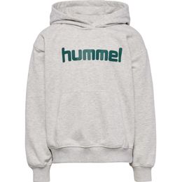 Hummel Kapuzenpullover Hmljr Boxy Kinder in LIGHT GREY MELANGE | Gr.: 146/152