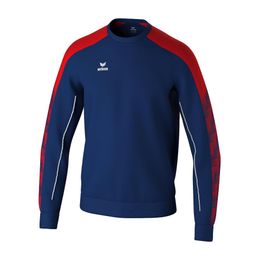 Erima Unisex Erwachsene Sweatshirt in new navy/rot | Gr.: 128