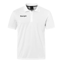 Kempa Polo "Poly Polo Shirt" in Wei&szlig; | Gr.: 164