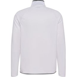 Hummel Trainingsjacke "Core 2.0 Half Zip" in Wei&szlig; | Gr.: 4XL