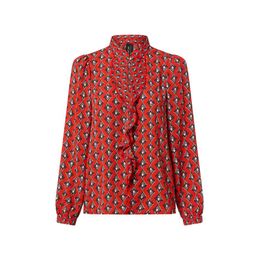 Marc Cain COLLECTIONS Bluse in rot anthrazit - 0001 | Gr.: 36