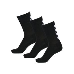 Hummel Low Socken Fundamental 3-Pack Erwachsene in BLACK | Gr.: 36-40