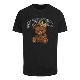 MisterTee Herren MisterTee T-Shirt &raquo;MisterTee NY Crowned Bear Tee&laquo; 1 Stk. 4XL