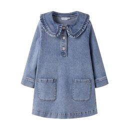 name it Kleid in Medium Blue Denim | Gr.: 116
