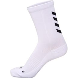 Hummel Sportsocken "Hmlessential Training Socks" in Wei&szlig; | Gr.: 47-50