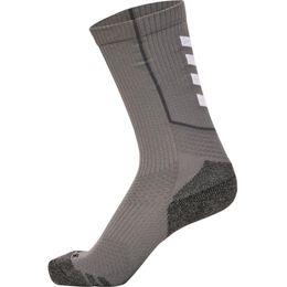 Hummel Socke "Hmlpro Training Socks Low" in Grau | Gr.: 35-38