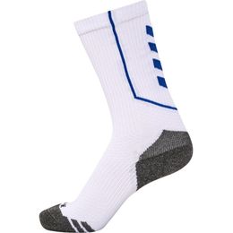 Hummel Socke "Hmlpro Training Socks Low" in Wei&szlig; | Gr.: 43-46