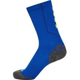 Hummel Socke "Hmlpro Training Socks Low" in Blau | Gr.: 43-46