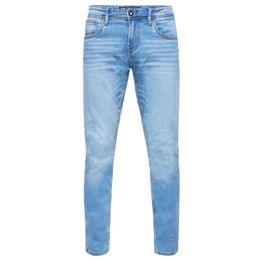 Rusty Neal Light Blue Used Jeans Hose "MELVIN" Slim Fit Cotton-Stretch in Light Blue Used | Gr.: W34/L30
