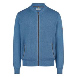 Redmond Strickjacke Basic in Blau | Gr.: S