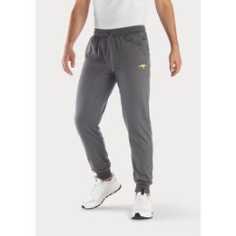 Kangaroos Herren Kangaroos Sweathose Jogginghose mit kleiner Logostickerei grau 44/46 (S), N-Gr