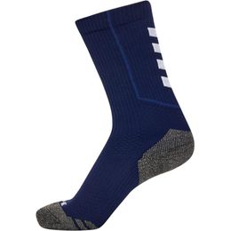 Hummel Socke "Hmlpro Training Socks Low" in Blau | Gr.: 31-34