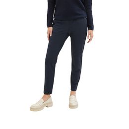 Tom Tailor Damen Tom Tailor Jogger Pants &raquo;Loose - Slim&laquo; mit Bundfalten blau 38, L&auml;nge 32
