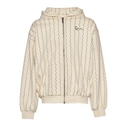 Karl Kani Zip-Up Hoodie male Beige size L