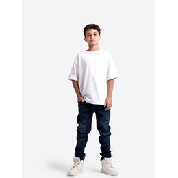 Solang Hose Denim Stretch Slim-Fit Jungen Gr&ouml;&szlig;e 116 blau