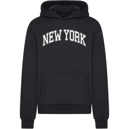 MisterTee Herren MisterTee Kapuzenpullover &raquo;MisterTee New York Fluffy Hoody&laquo; 1 Stk. L