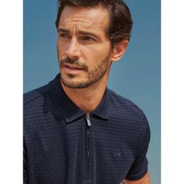 Lerros Herren Lerros Poloshirt &raquo;Poloshirt mit Rei&szlig;verschlusskragen in Strukturqualit&auml;t&laquo; XL