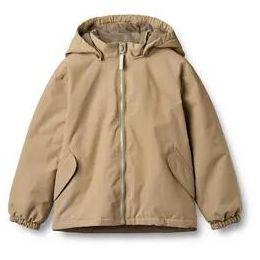 Allwetterjacke Wheat "Wheat Jacket Svende", Jungen, Gr. 122, walnut, 100% Polyester, mehrfarbig, normal, ohne Ausschnitt, Jacken, atmungsaktiv