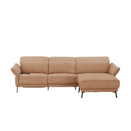 Wohnwert Ecksofa Leder Bellana &brvbar; braun &brvbar; Ma&szlig;e (cm): B: 291 H: 101 T: 176.0 &raquo; H&ouml;ffner