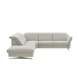 Hukla Ecksofa Mikrofaser Michelle creme Ma&szlig;e (cm): B: 292 H: 99 T: 258.0 &raquo; H&ouml;ffner