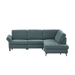 Max Schelling Ecksofa Flachgewebe Maximum Plus &brvbar; t&uuml;rkis/petrol &brvbar; Ma&szlig;e (cm): B: 265 H: 91 T: 200.0 &raquo; H&ouml;ffner