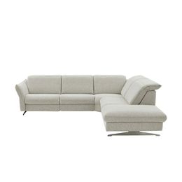 Hukla Ecksofa Mikrofaser Michelle creme Ma&szlig;e (cm): B: 292 H: 99 T: 258.0 &raquo; H&ouml;ffner