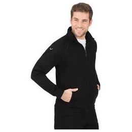 Trainingsjacke TRIGEMA "TRIGEMA Raglanjacke", Herren, Gr. M, schwarz, Single Jersey, 100% Baumwolle, lang, Jacken Trainingsjacke