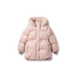 Winterjacke Wheat "Wheat Puffer Jacket Lullu", M&auml;dchen, Gr. 98, rose powder, 100% Polyester, unifarben, normal, ohne Ausschnitt, Jacken Winterjacke, reflektierend