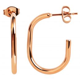 Adelia&acute;s Paar Ohrh&auml;nger ADELIA&acute;S "Damen Ohrstecker aus poliertem Edelstahl", silber, Ohrringe, Damen, Damen, Edelstahl