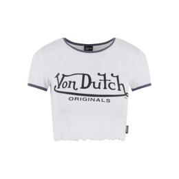 Von Dutch Damen T-Shirt "Von Dutch AMI SHIRTS"wei&szlig;, Gr. L, bedruckt, 96% Baumwolle, 4% Elasthan, Shirts