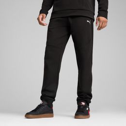 Trainingshose Puma "TECH PANTS DK CL", Herren, Gr. M, N-Gr, schwarz (Puma schwarz), Obermaterial: 82% Baumwolle, 18% Polyester, unifarben, regular fit normal, Hosen Trainingshose, mit Eingrifftaschen, aus Shellmaterial