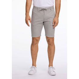 Shorts LINDBERGH "Leinenshorts Relaxed Fit", Herren, Gr. M, grau, Obermaterial: 55% Leinen, 45% Baumwolle, relaxed fit, Hosen Shorts