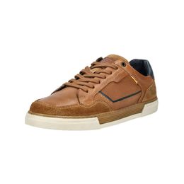 Sneaker Camel Active "Camel Active Sneaker Leder", Herren, Gr. 41, braun (cognac), Leder, Schuhe Sneaker