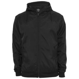 Allwetterjacke Urban Classics "Urban Classics Herren Windbreaker", Herren, Gr. L, schwarz, 100% Polyamid, unifarben, normal, ohne Ausschnitt, Jacken